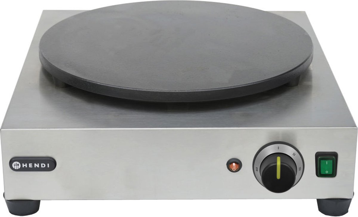 Hendi Crêpe Bakplaat Professional - Gietijzeren Bakplaat: Ø40cm | bol