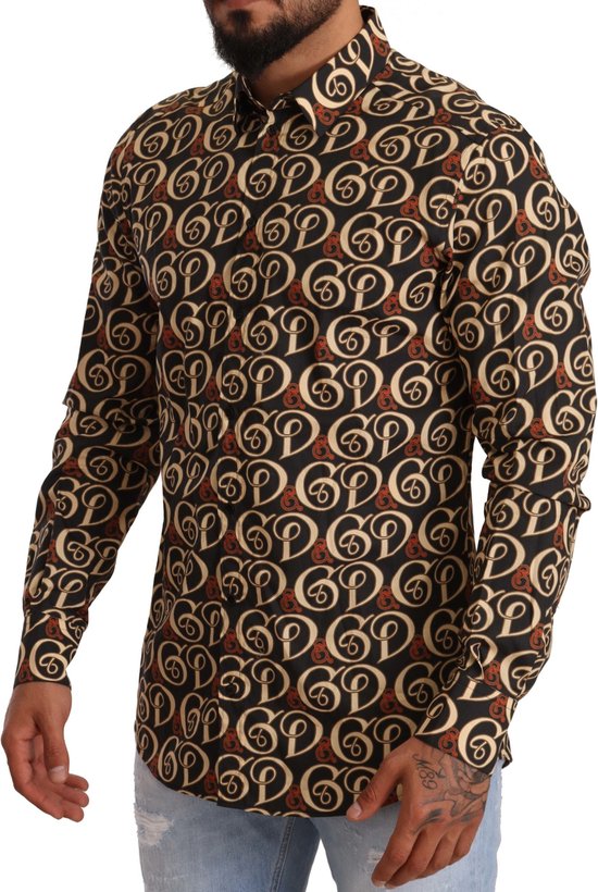 Dolce & Gabbana - Multicolor DG Mania Formal Dress Shirt | bol.com