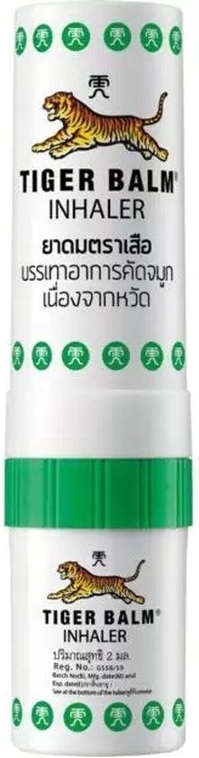 Tiger Balm Inhaler [2-in-1: Inhaler & Olie] - Tijgerbalsem - 2ml | bol.com