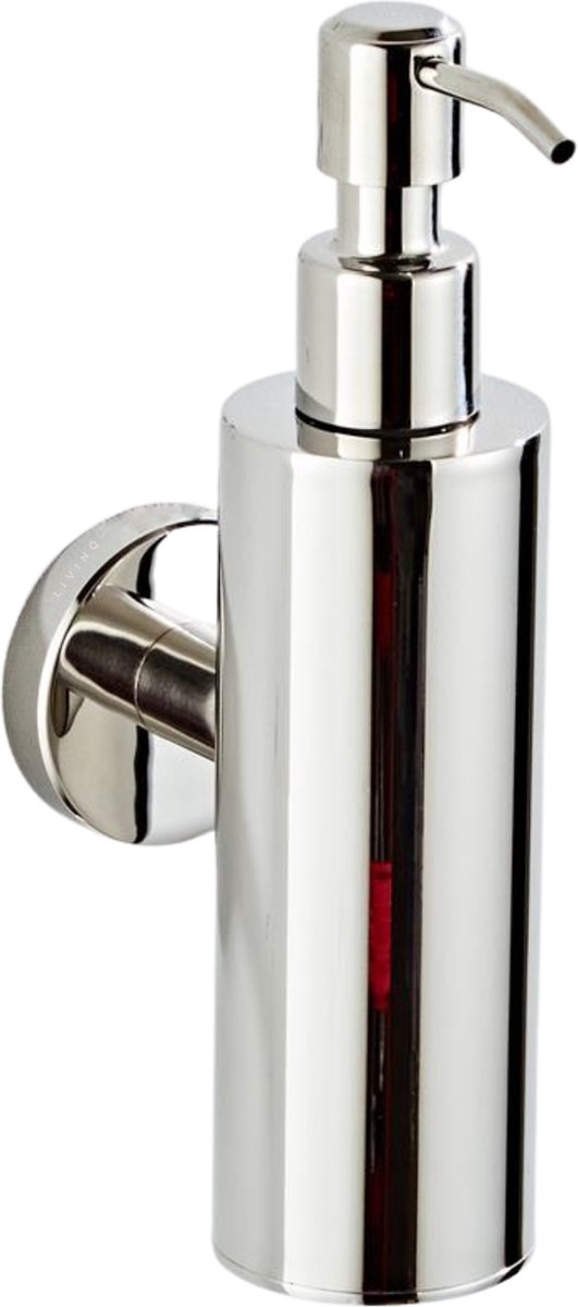Zeepdispenser Chroom - 200ml - Zeeppompje - Zeeppomp - Wandmontage ...