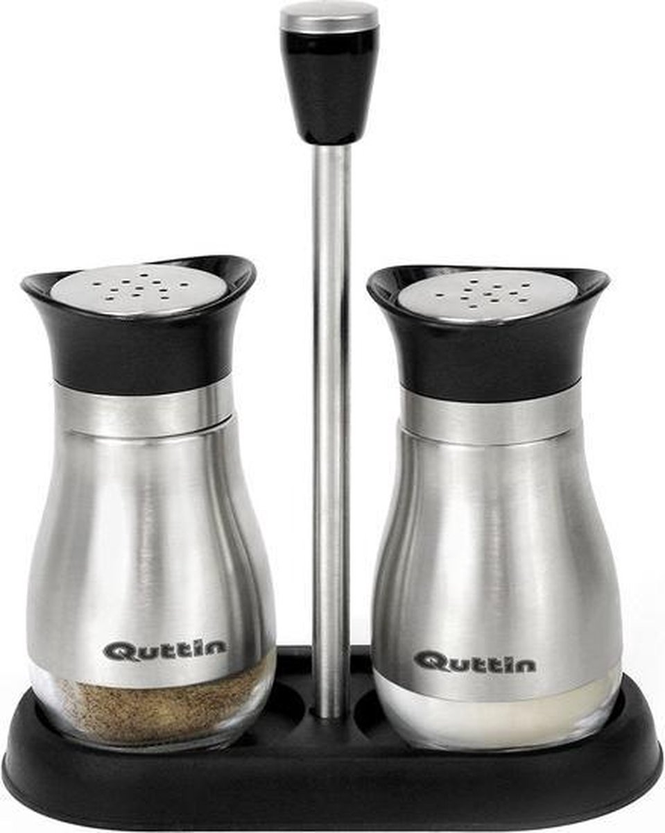 Luxe Peper en Zout Stel - RVS - Quttin - Tafelen - Kado Tip | bol.com