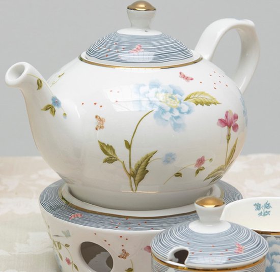 Laura Ashley Heritage Collectables Theepot Elveden - Wit - 1,6 liter ...