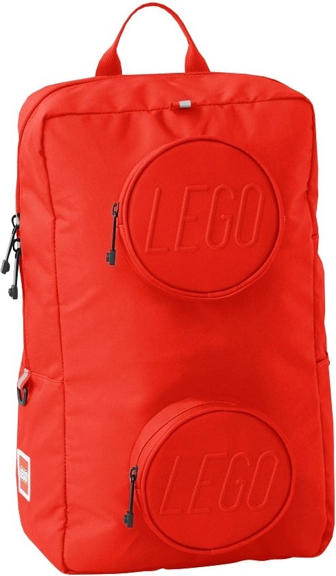 LEGO École - Sac à dos Signature Brick 1x2 - Rouge vif (20204-0021 ...