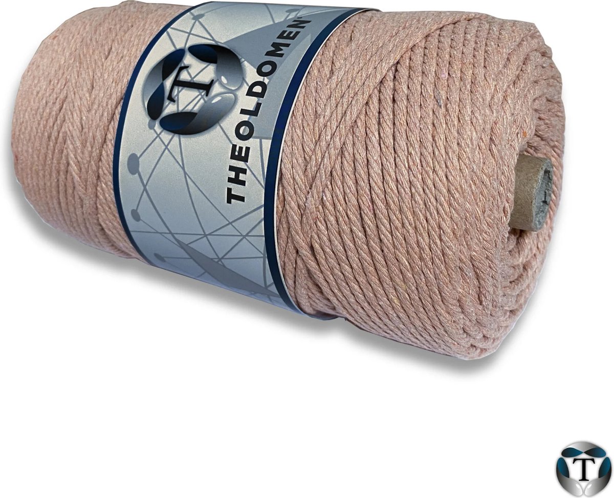 Macramé Koord | Brick Red | 200 meter | 100% Katoen | Macramé Touw ...
