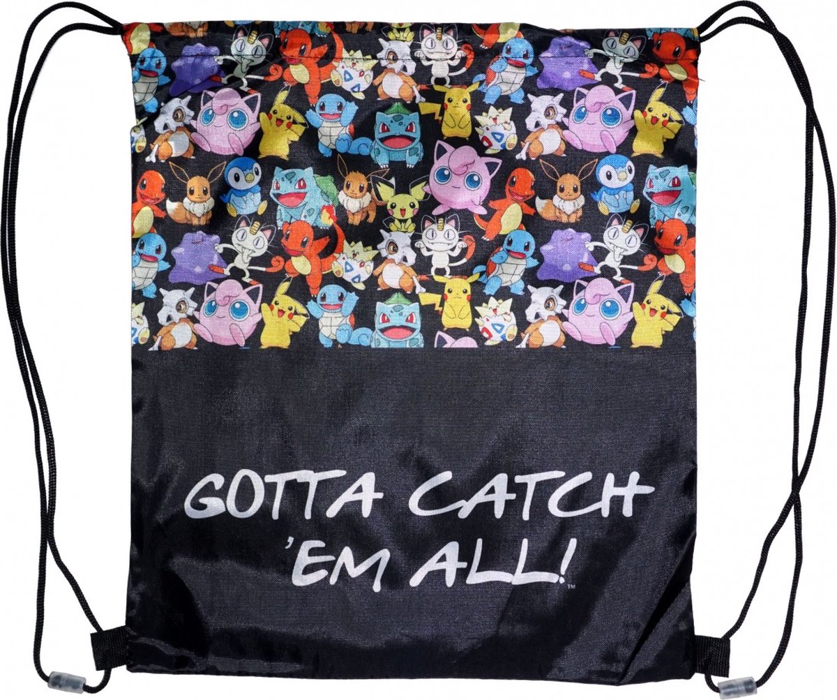 Pokemon/Pikachu rugtas/gymtas met rijgkoord - Gymtassen/zwemtassen ...