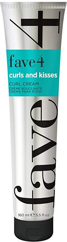 fave4 hair Curls and Kisses Shape & Defrizz Cream for Natural Curls ...