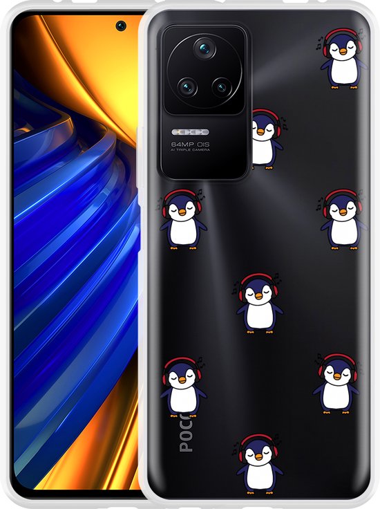Poco F4 Hoesje Chillin like a penguin - Designed by Cazy | bol
