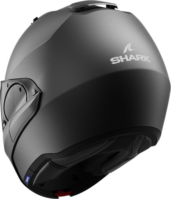 Shark Evo Es Blank Mat Gun Metal Mat A06 Systeemhelm M | bol.com