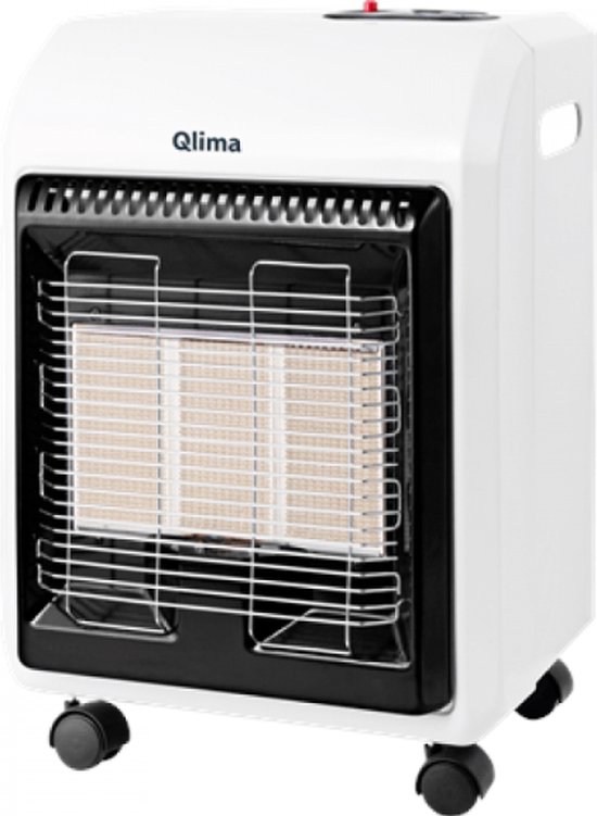 Moderene Gaskachel - Kleine stijlvolle gaskachel op wielen - Efficiënte ...