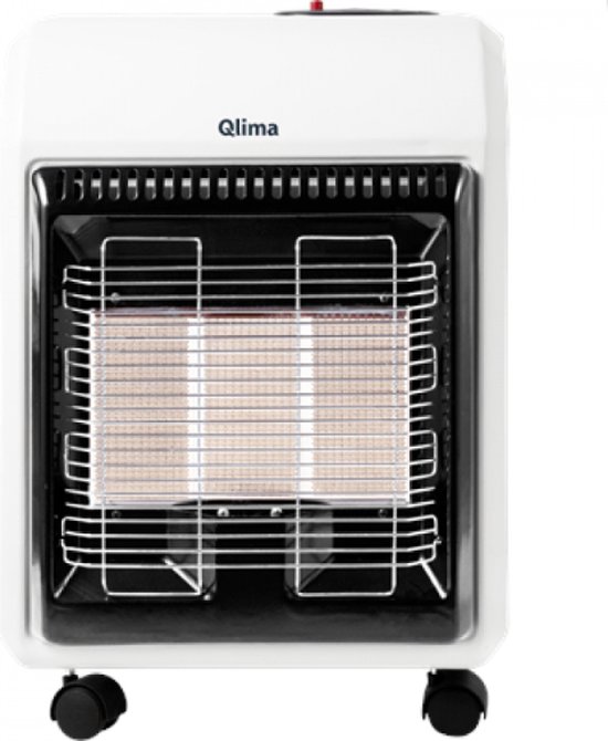 Moderene Gaskachel - Kleine stijlvolle gaskachel op wielen - Efficiënte ...