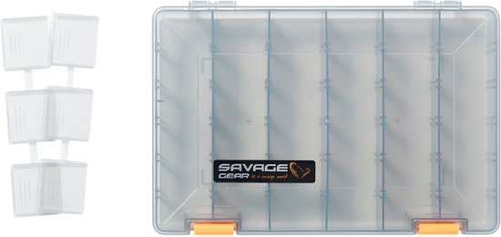 Savage Gear Lure Box 5A Smoke Grey | Tackleboxen | bol