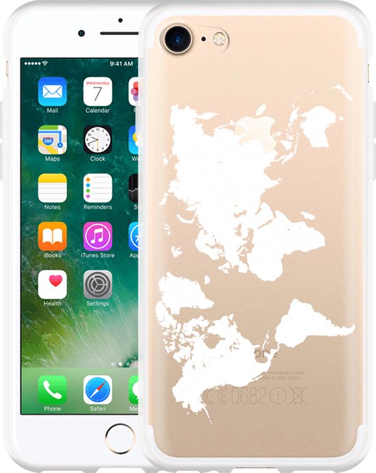 iPhone 6/6s Hoesje World Map - Designed by Cazy | bol