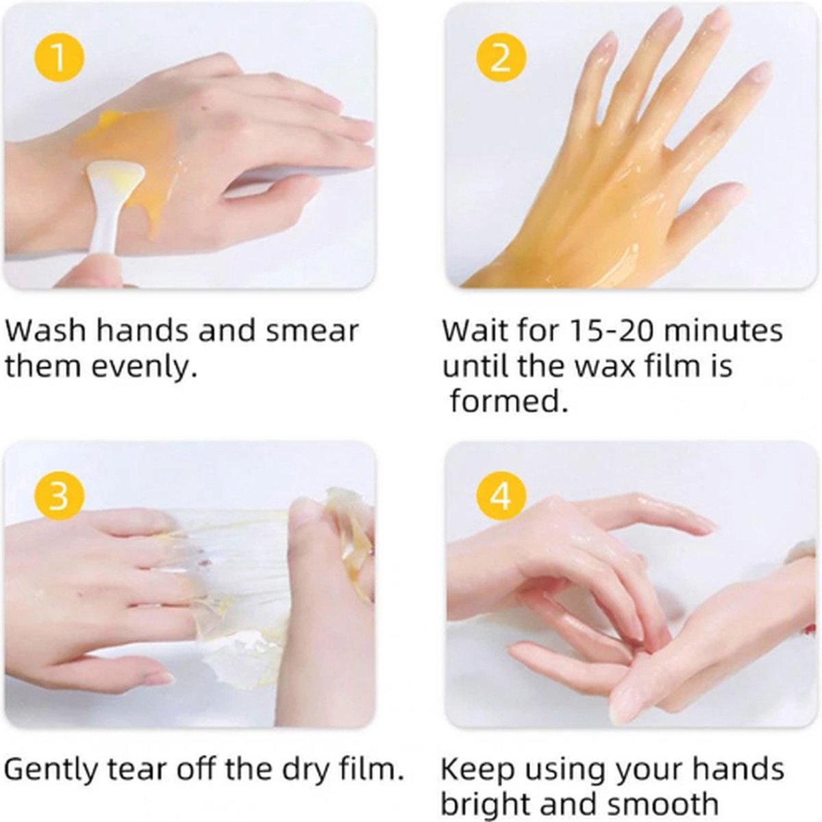 Visual Source -Honey & Milk - Hand Wax - Moisturizing/ Whitening ...