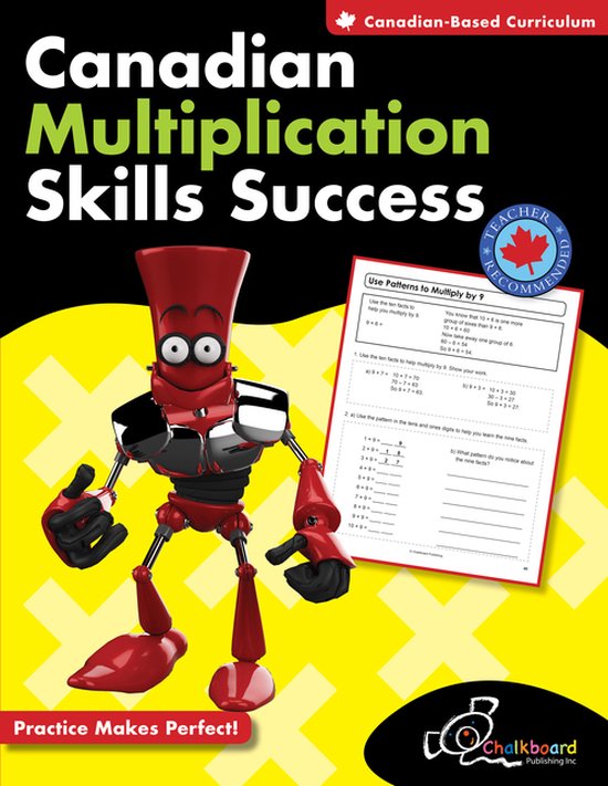 Skills Success- Canadian Multiplication Skills Success 4-6, Demetra ...