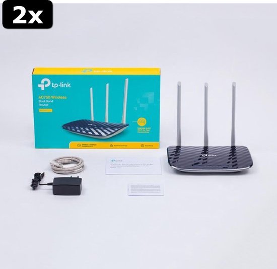 2x TP-Link Archer C20 - Router - 750 Mbps | bol.com