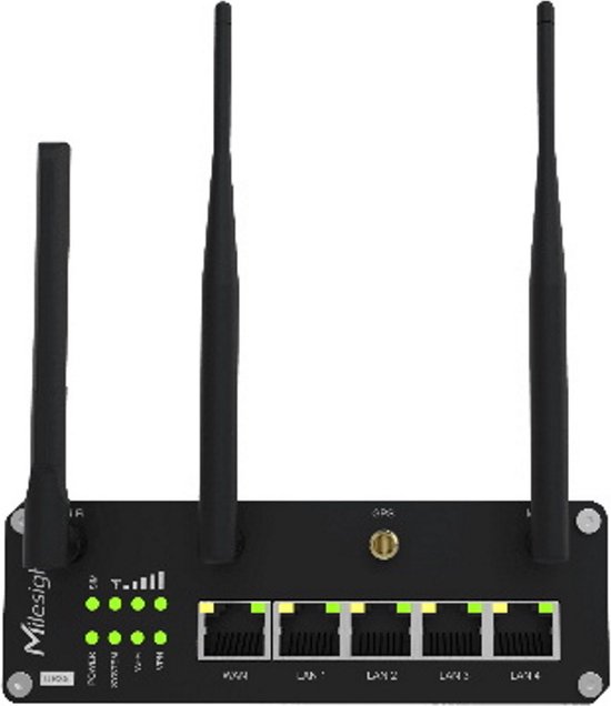 Milesight UR35 Milesight Industrial LTE-router POE, WiFi & GPS | bol.com