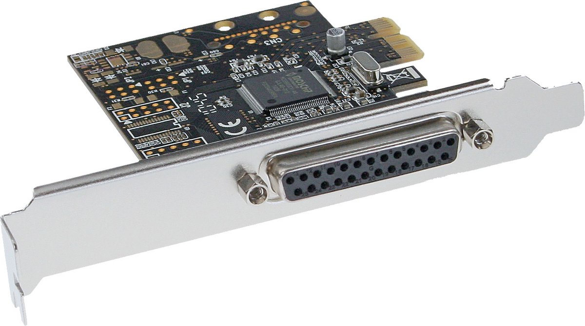 InLine parallelle PCI-Express kaart met 1 25-pins SUB-D IEEE 1284 LPT ...