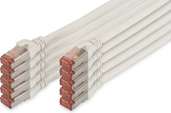 Cat6 sFTP netwerkkabel 2 meter Wit | bol