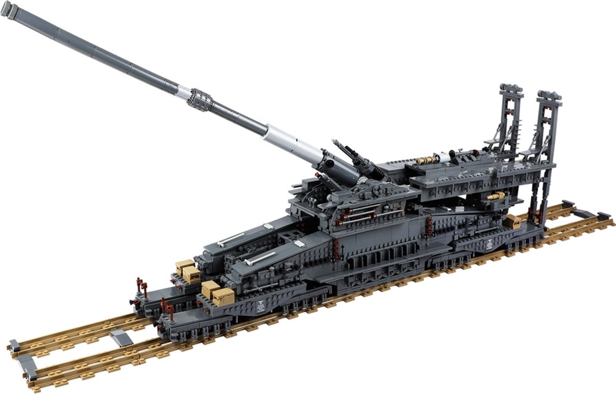 WW2 Schwerer Gustav ( Zware Gustaf) K5E Kanon Bouwpakket | 3846 ...