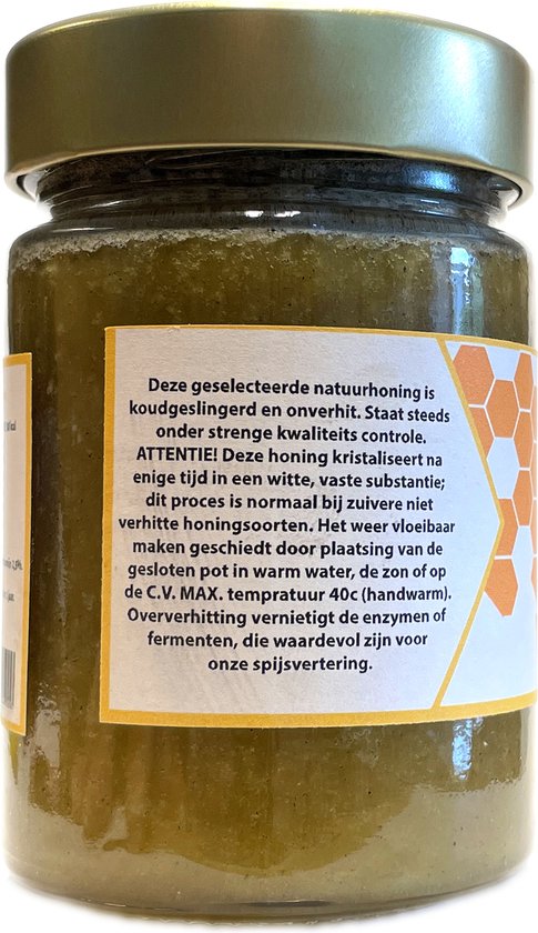 Premium honing met zwarte komijn Honingwinkel (crème) | bol