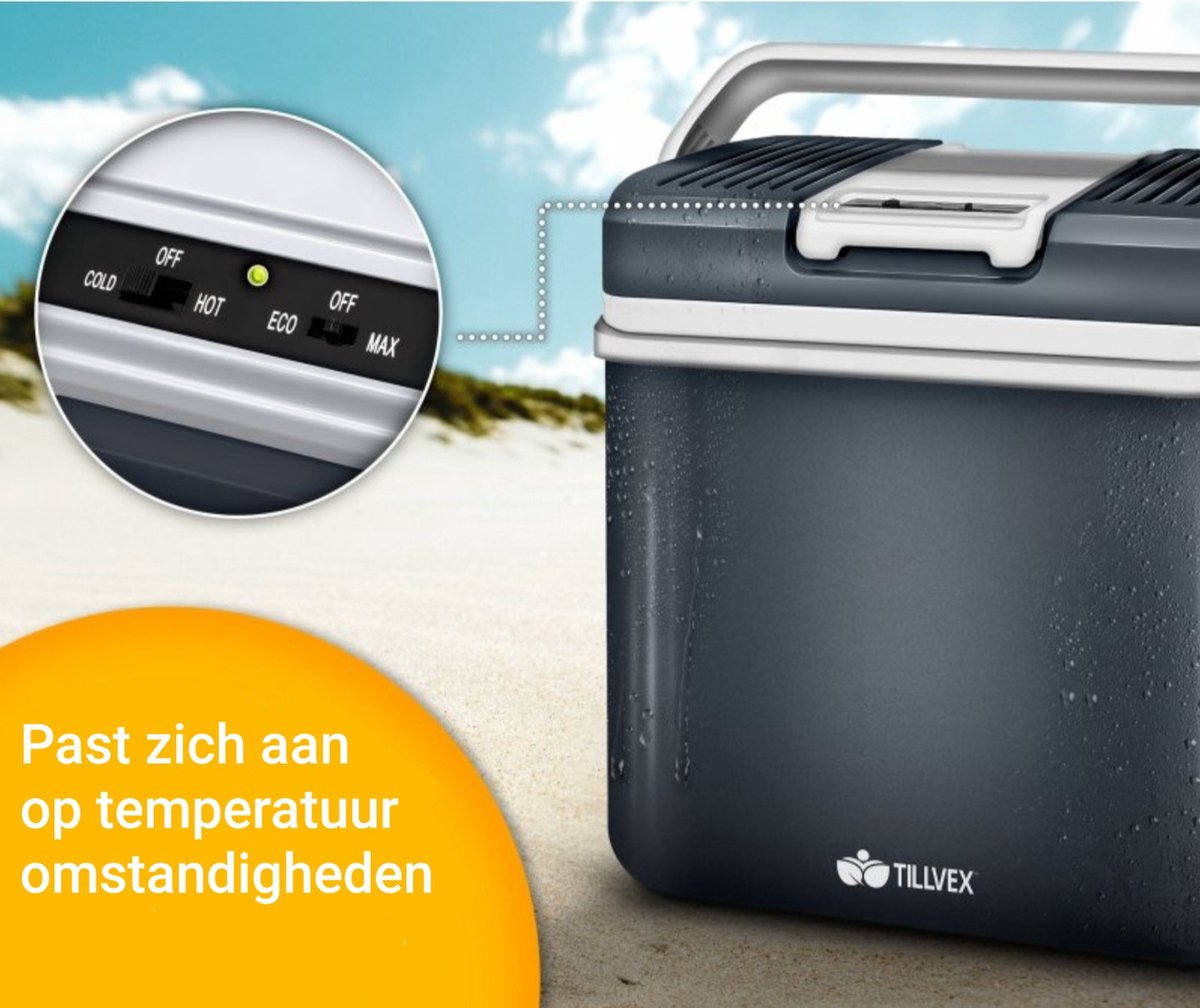 Glacière 24L avec mode ECO pour voiture & camping - Frigobox Electrique ...