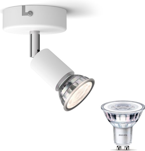 Philips Limbali Opbouwspot (Wit) - Warmwit Licht - Wandspot of ...