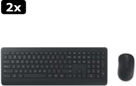 2x Microsoft Wireless Desktop 900 - Draadloos Toetsenbord en Muis - QWERTY | bol