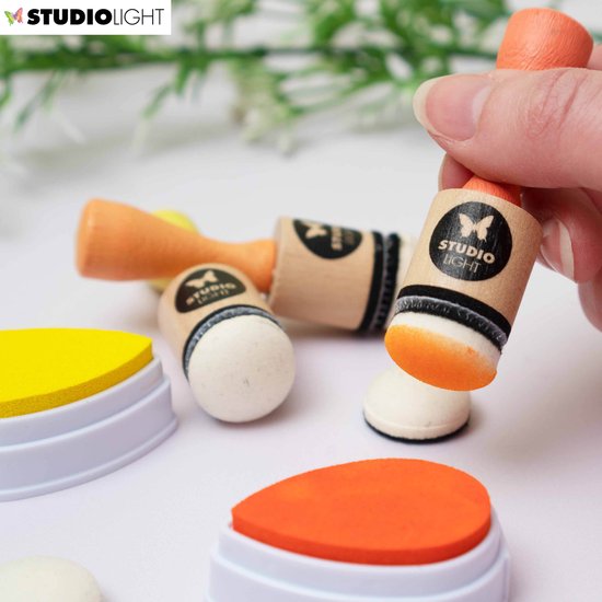 Studio Light Essentials Ink Blending Tools + Replacement Foam Pads 20mm ...