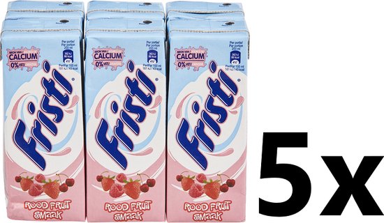 Fristi Rood Fruit Mini 5 stuks - 6 x 20 cl | bol.com