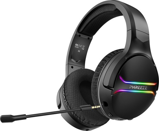 Phreeze GH-W Draadloze Gaming Headset met Microfoon - 2.4 GHZ Draadloos ...