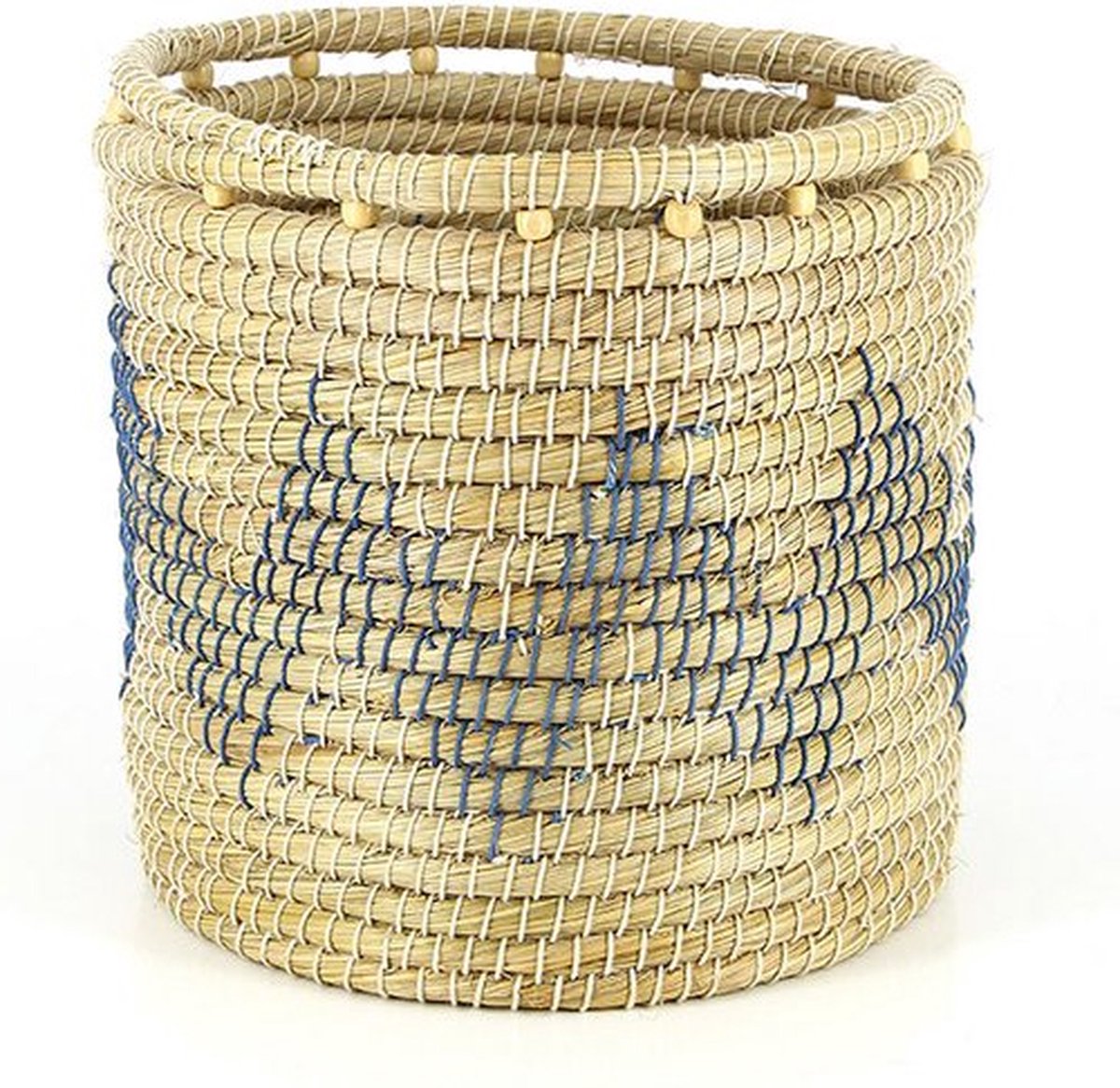 Panier de rangement roseau rond - Panier rond Molly - Panier Kaisagras ...