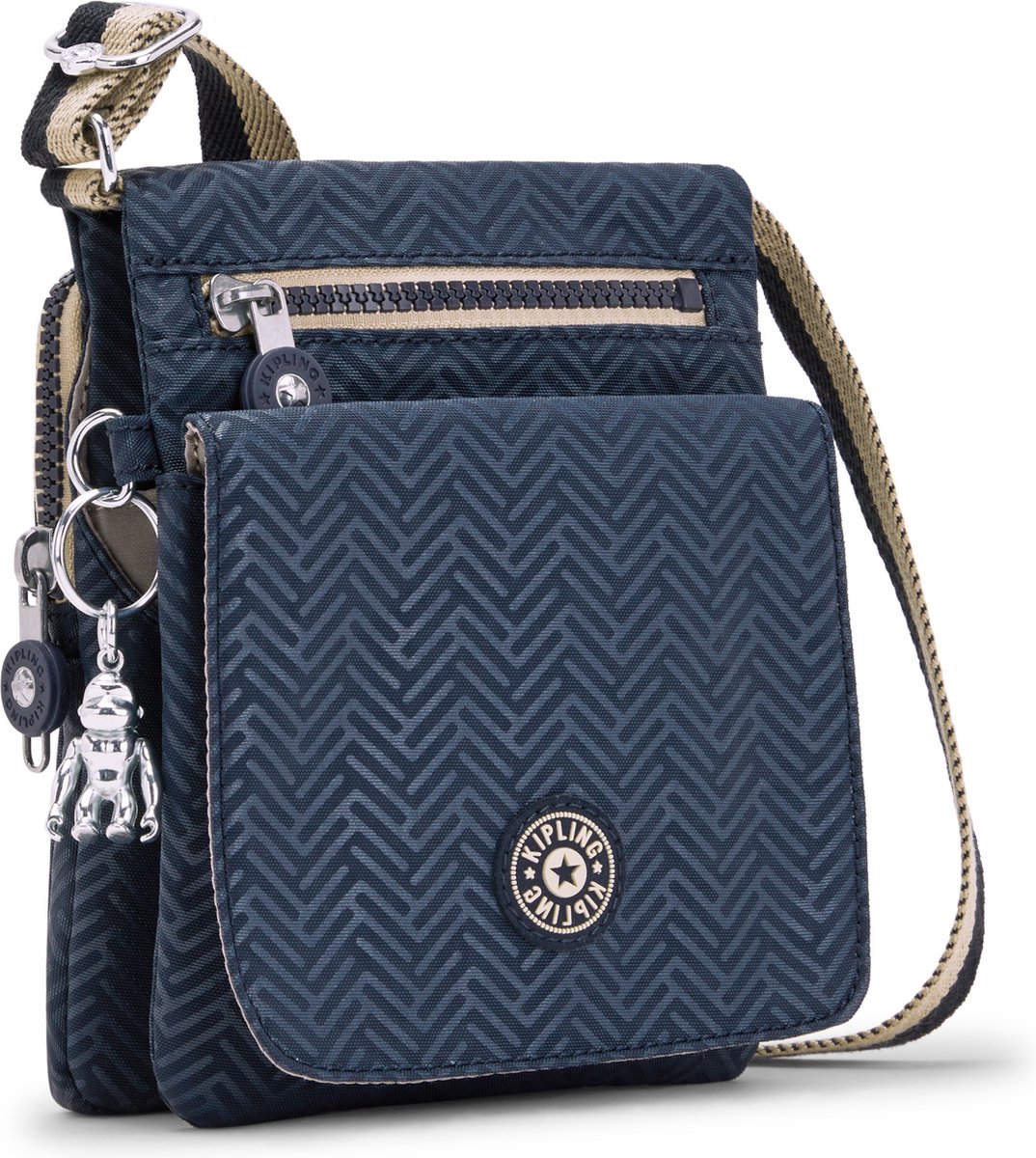 Kipling NEW ELDORADO Crossbody - Endless Bl Emb | bol
