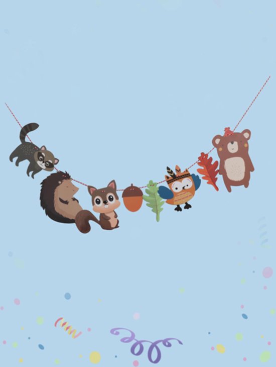 Originele Slinger Dieren - Herfst / Autumn - Bosdieren | Groen – Bruin ...