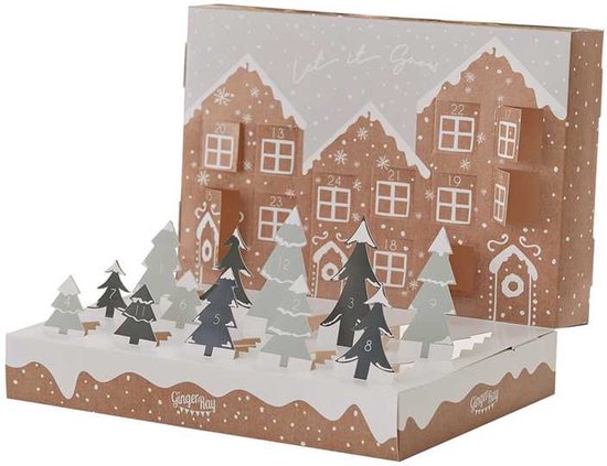DIY Advent Kalender Pop Up Kerstdorp | bol.com