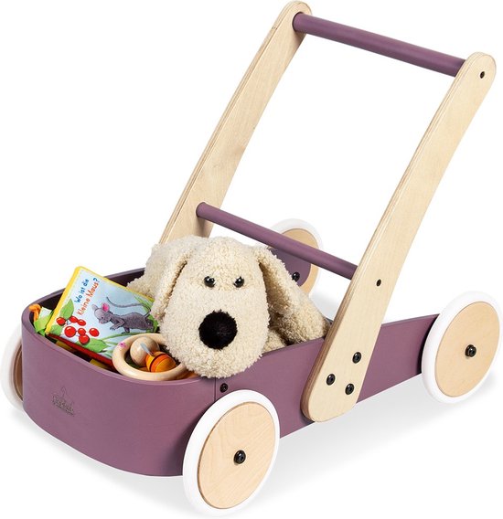 Pinolino Loopwagen Fiete Paars | bol