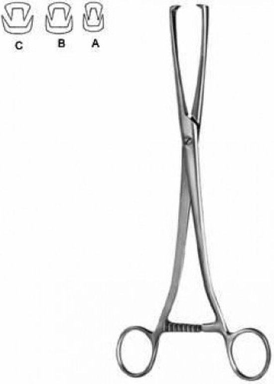 Belux Surgical / Museux Uterus Tenaculum Forceps - 24 cm | bol.com
