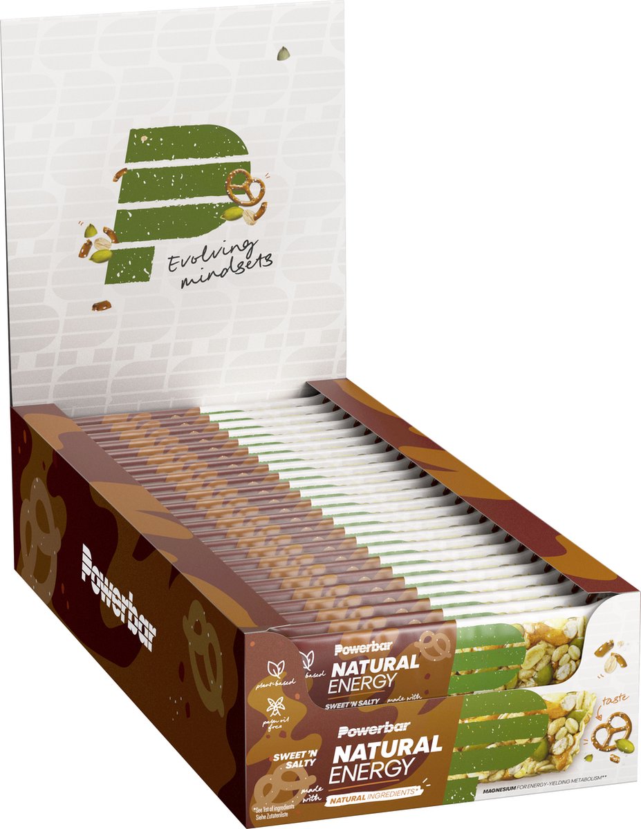 PowerBar Natural Energy Bars - Vegan - Sweet & Salty - 24 x 40 g | bol.com