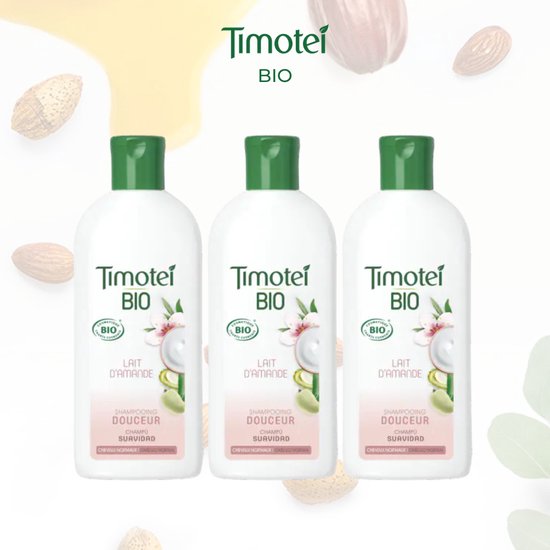 Timotei Bio Gladmakende Shampoo Voor Gebalanceerd Haar Voordeelbundel - 3 x 250 ml | bol.com