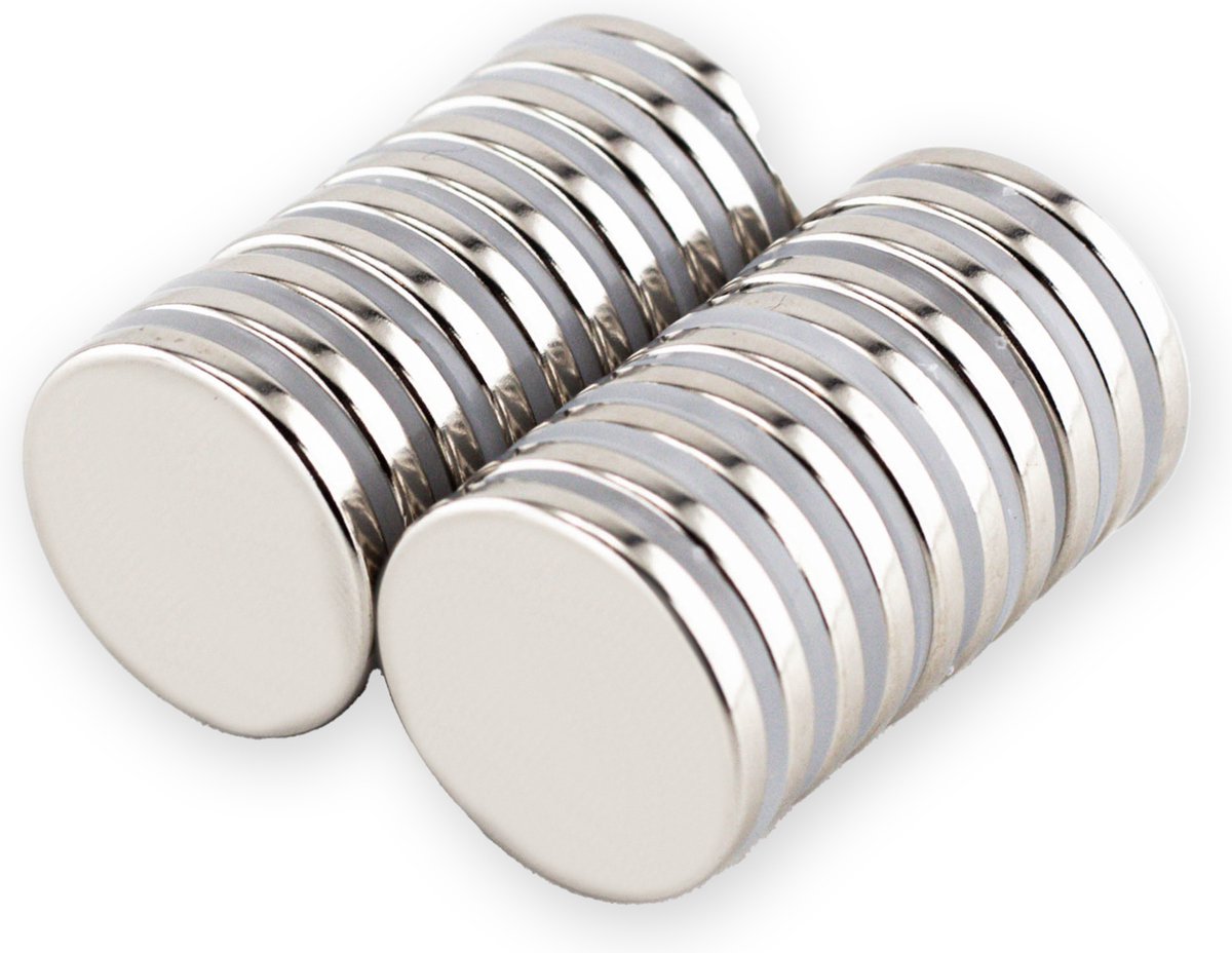 Brute Strength - Super sterke radiatorfolie magneten - Rond - 25 x 3 mm ...