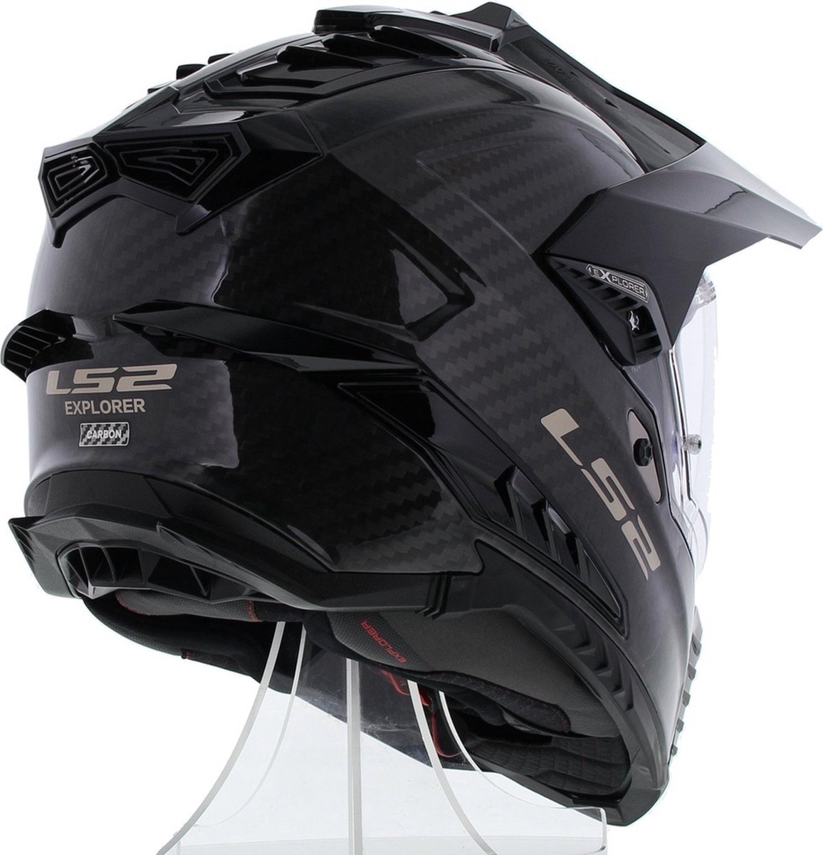 LS2 MX701 Explorer C Allroad Motorhelm carbon glans S | bol.com