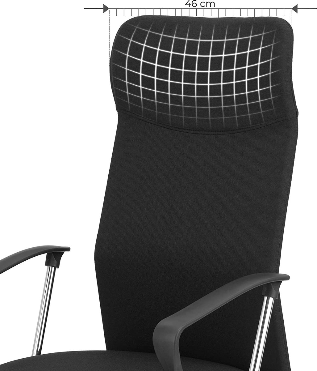 TA Design Bureaustoel, ergonomische bureaustoel, draaistoel, gevoerde ...