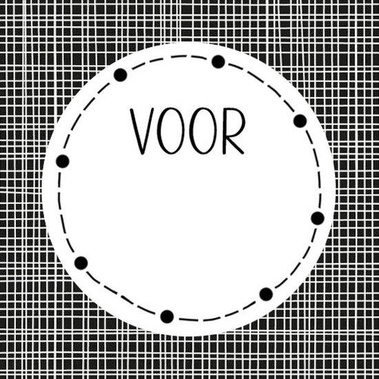 30x Sticker Cadeausticker Naamsticker - Voor Naam | bol