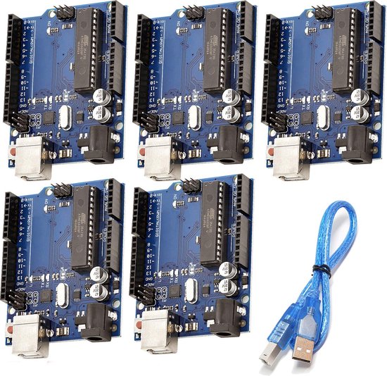 AZDelivery 5 x AZ-ATmega328DIP-Board Microcontroller Board ATmega16U2 8-bit Developer... | bol