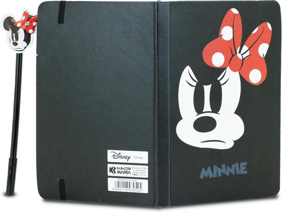 Disney Minnie Mouse - Notebook with Pen - Gift Set - Angry - 100 pagina ...