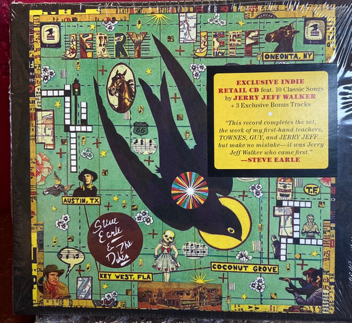 Steve Earle & The Dukes - Jerry Jeff (Exclusive Indie Retail CD), Steve ...