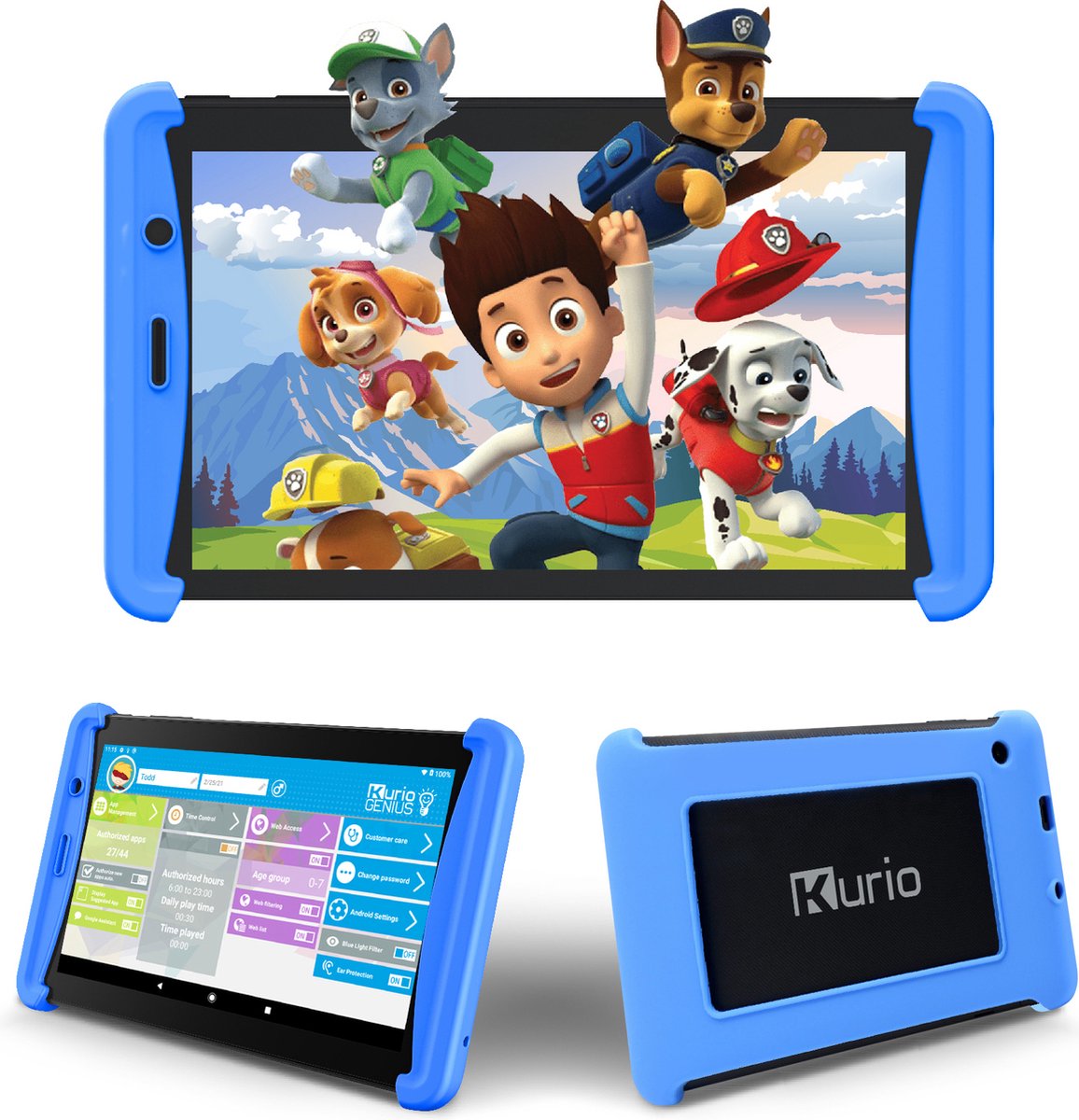Kurio Tab Lite 2 - Kindertablet - Ouderlijk toezicht - Kids Proof - 8 ...