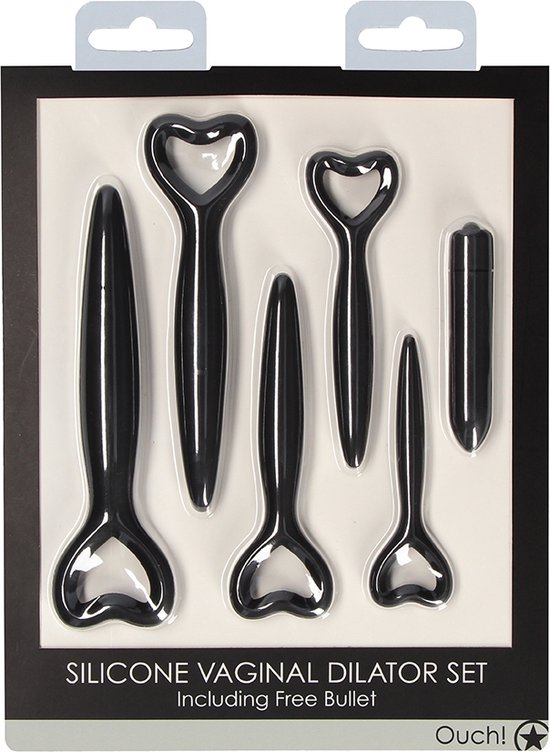 Silicone Vaginal Dilator Set - Black | bol.com