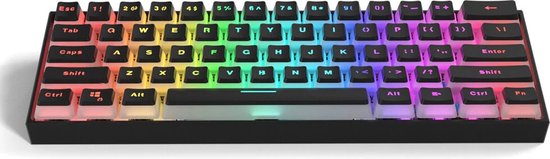 GamaKay MK61 - Mechanisch Gaming Toetsenbord - RGB - Hot swappable ...