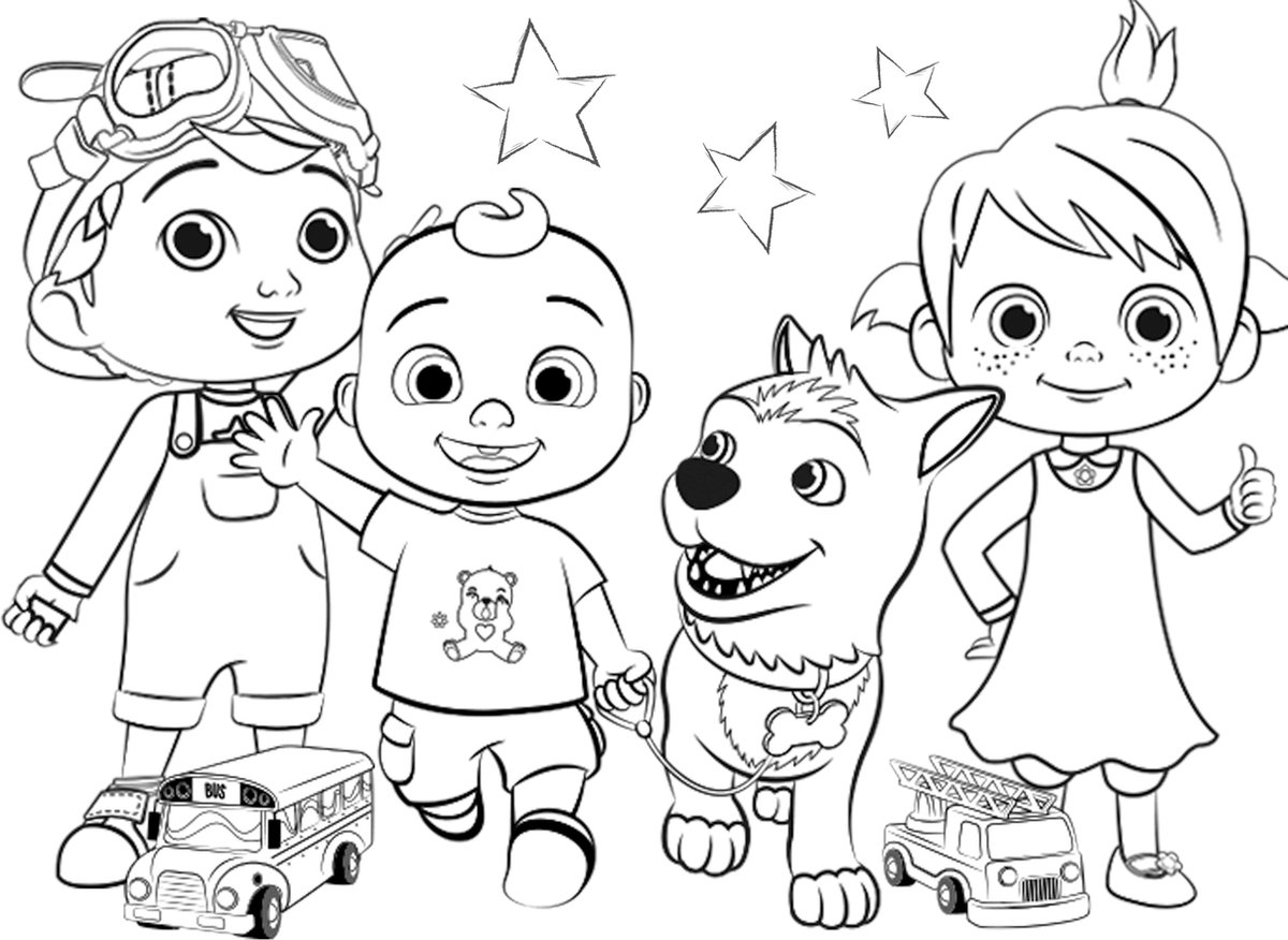 COCOMELON vloerpuzzel - delen is fijn - 35 stukjes . Puzzel en ...