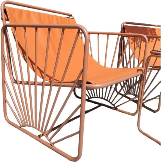 Mica Decorations Lounge/Tuin fauteuil bruin | bol